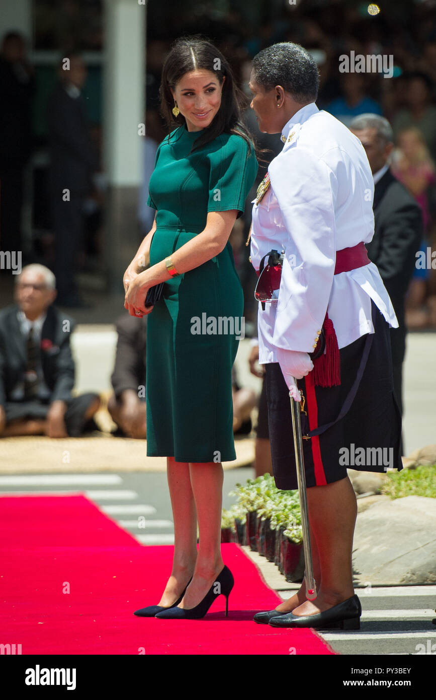 The Duchess of Sussex attends the unveiling of a statue commemorating ...