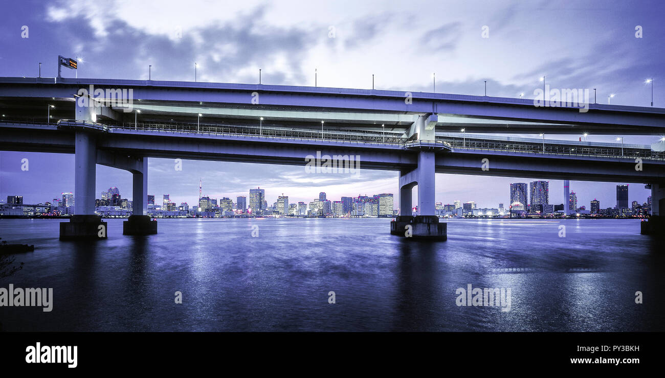 Rainbow Bridge, Tokio, Japan Stock Photo - Alamy