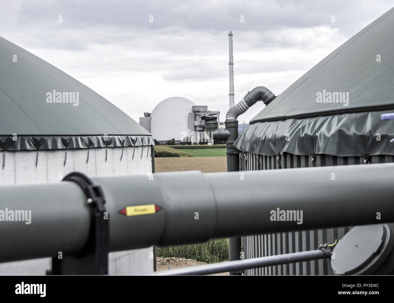 Biogas plant and nuclear power plant hi-res stock photography and ...