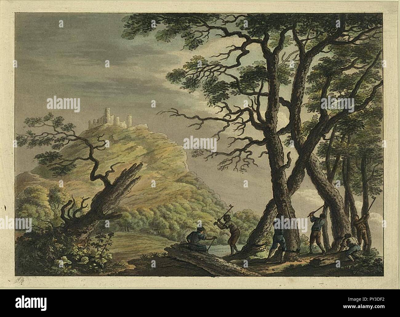 Caer Kennan Castle Stock Photo - Alamy