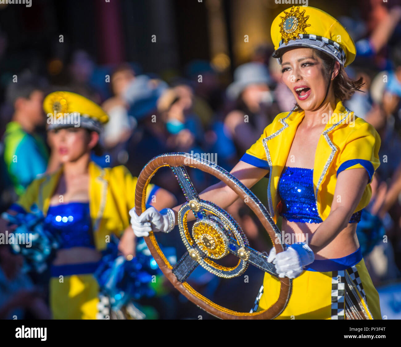 Participants in the Asakusa samba carnival in Tokyo Japan Stock Photo ...