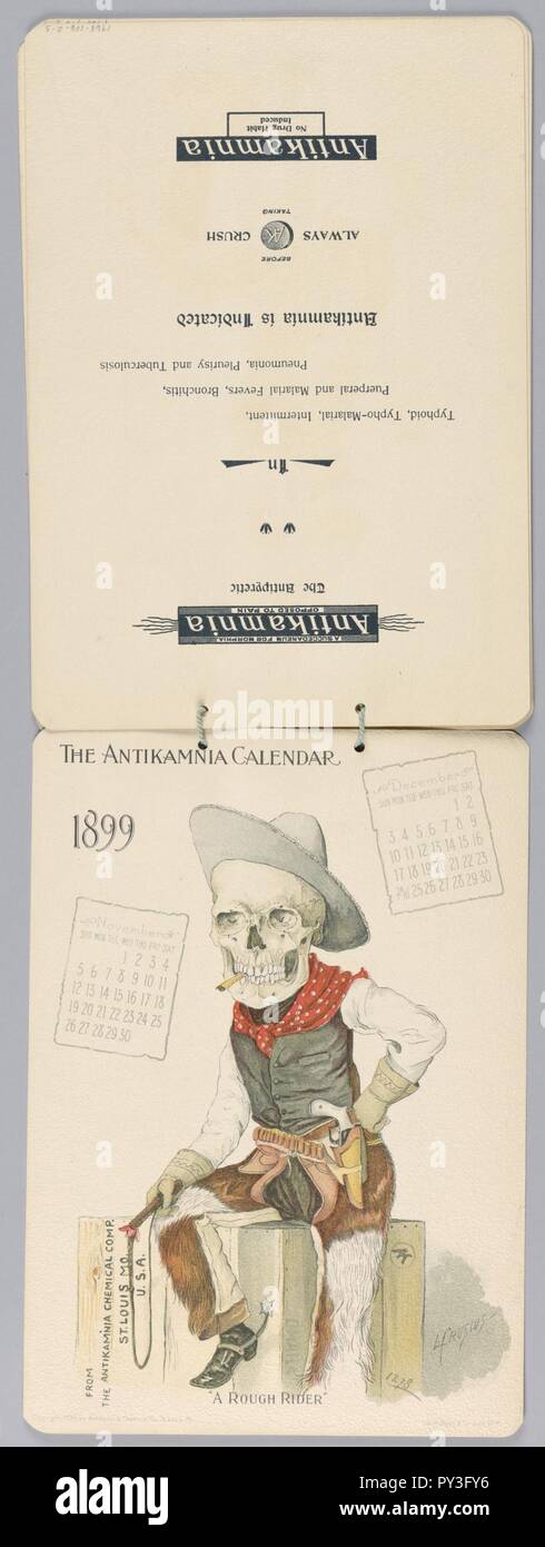 1899 calendar hi-res stock photography and images - Alamy