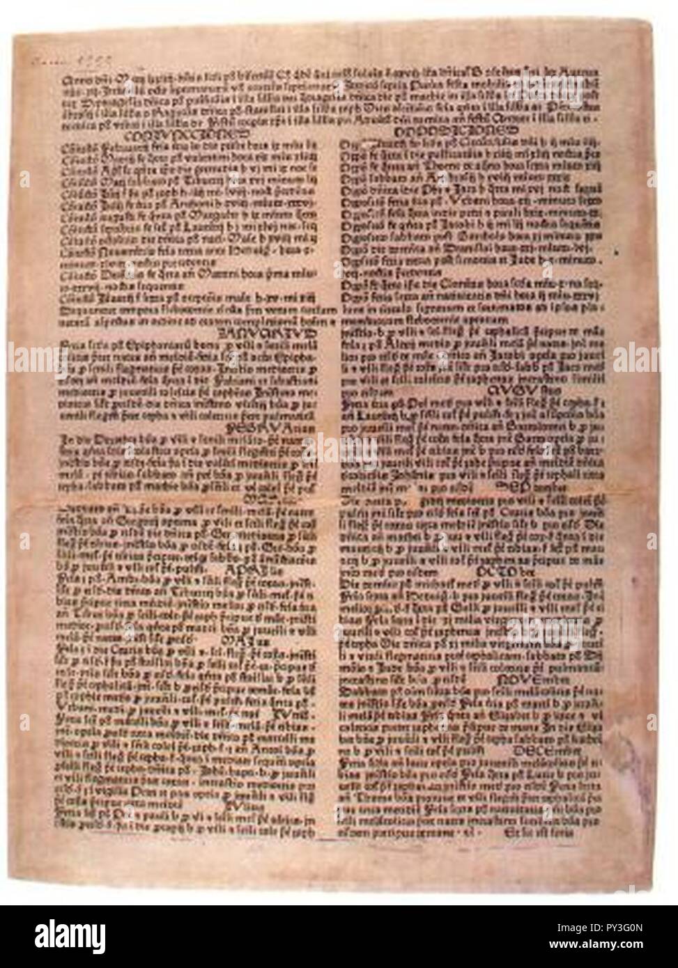 Calendarium Stock Photos & Calendarium Stock Images - Alamy