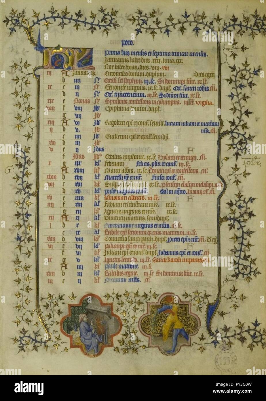 Calendarium hi-res stock photography and images - Alamy