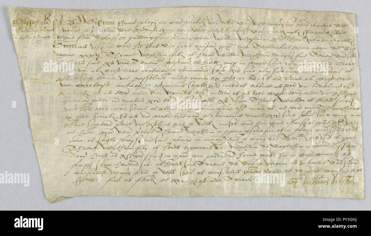 Calligraphy (England), 1498–1759 Stock Photo - Alamy