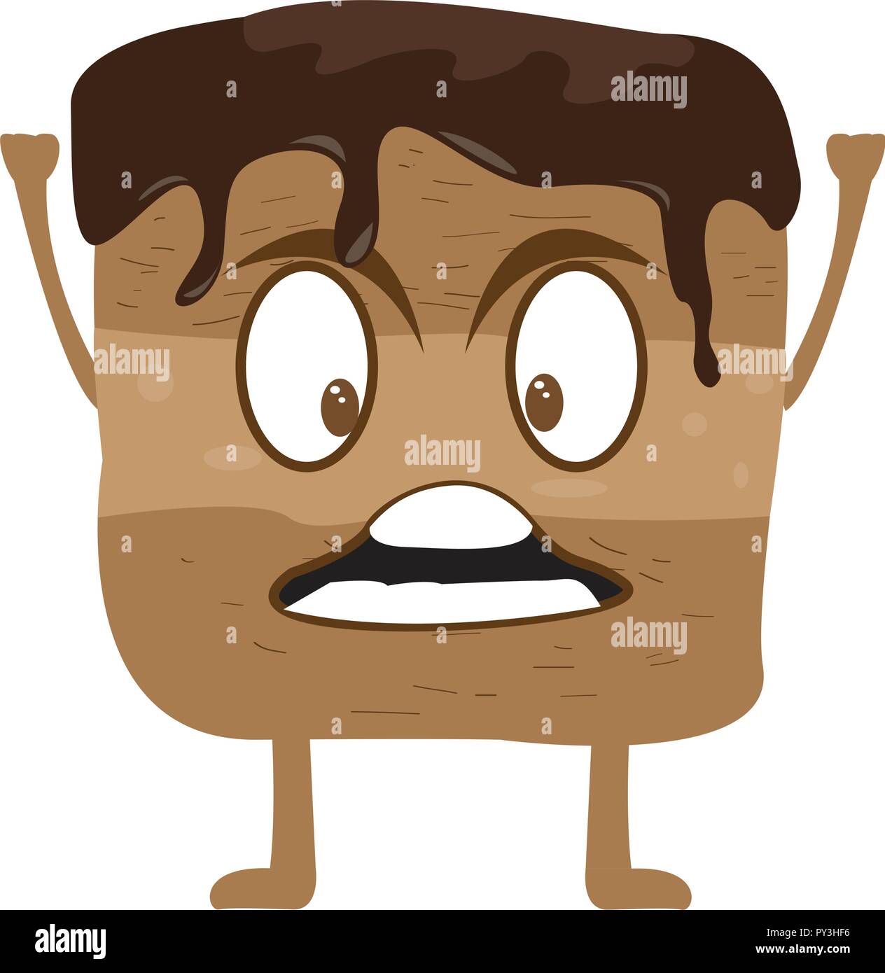 Angry chocolate cookie cartoon character Stock Vector Image & Art - Alamy