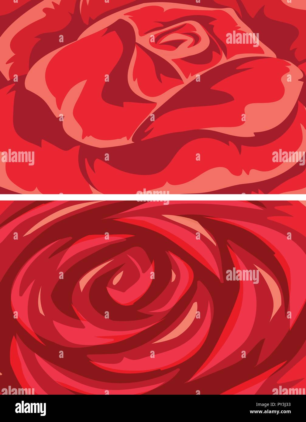 Set of rose backgrounds illustration Stock Vector Image & Art - Alamy