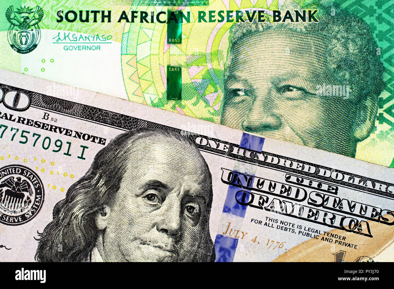 Hundred rand note hi-res stock photography and images - Alamy