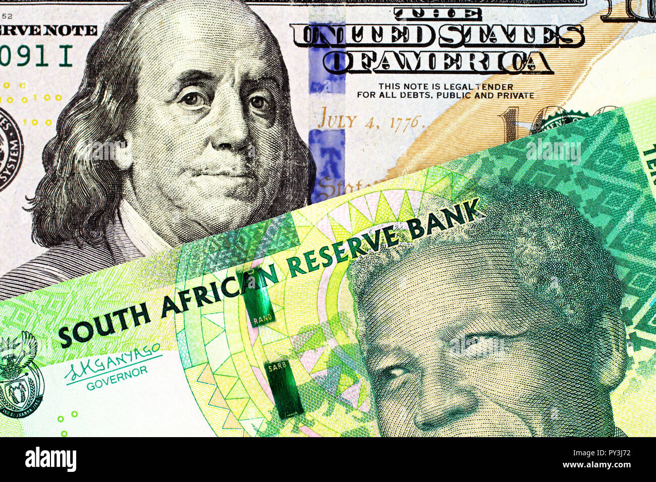 Hundred Rand Note High Resolution Stock Photography and Images - Alamy