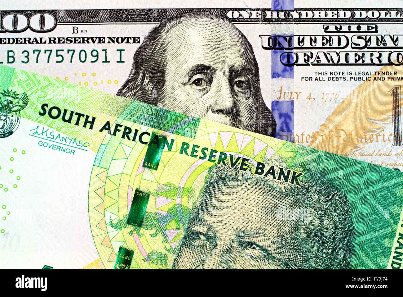 Hundred rand note hi-res stock photography and images - Alamy