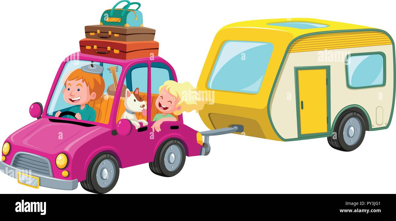 Caravan clipart hi-res stock photography and images - Alamy
