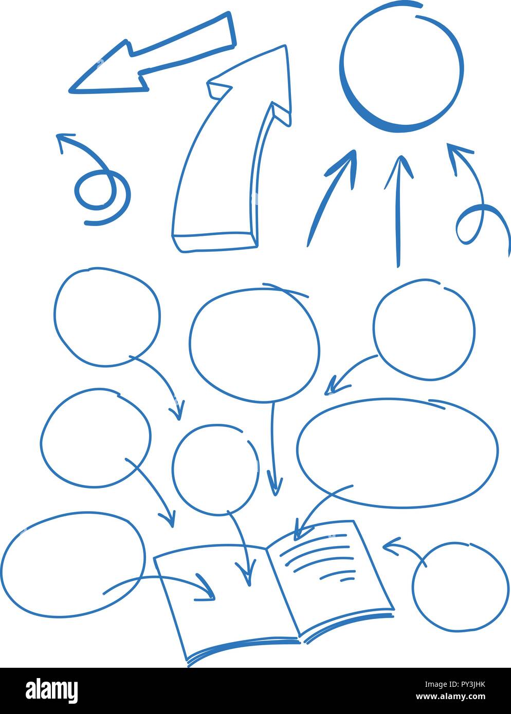 A Set of Doodle Symbol illustration Stock Vector Image & Art - Alamy