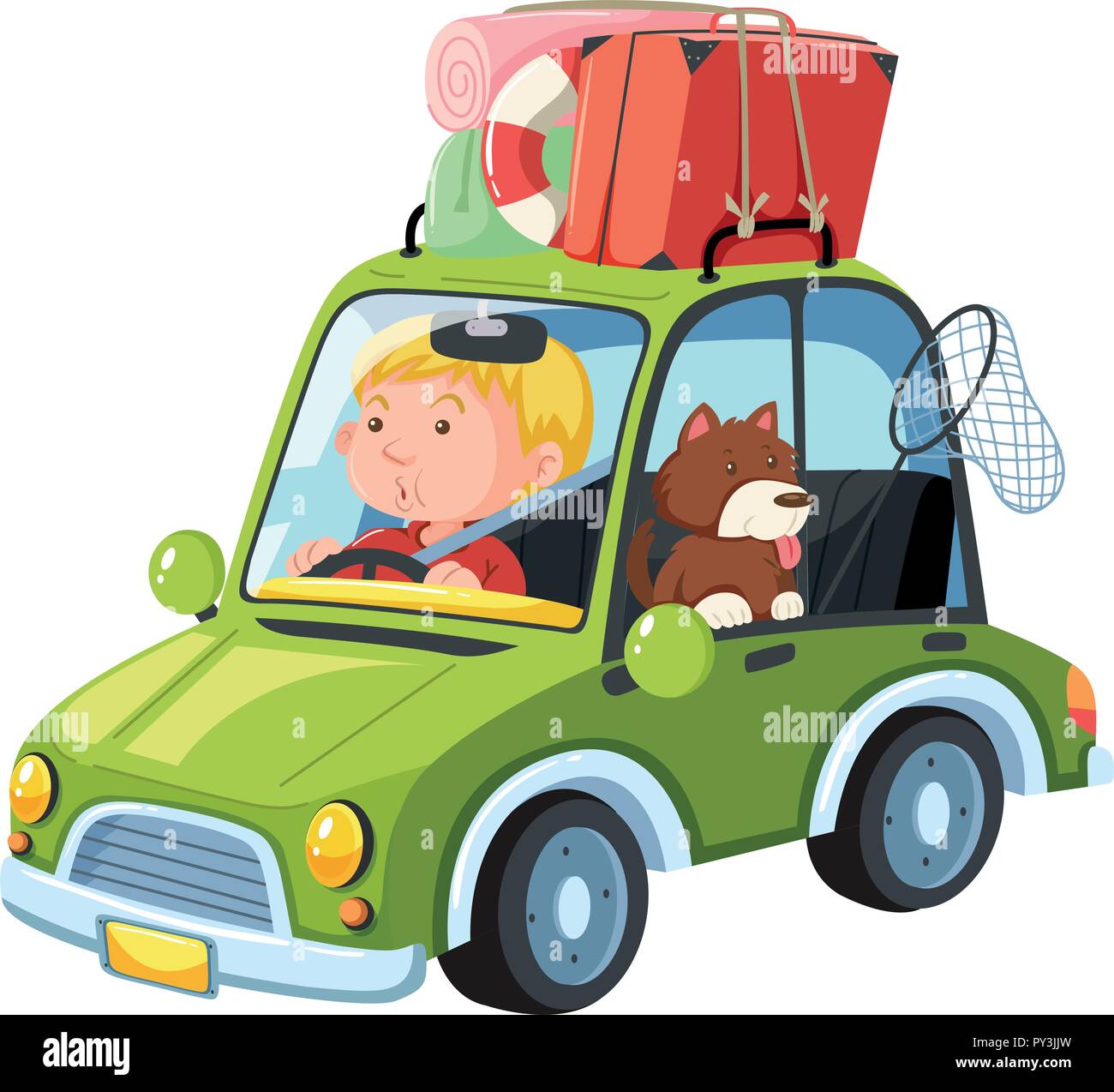 Go on drive dog Stock Vector Images - Alamy