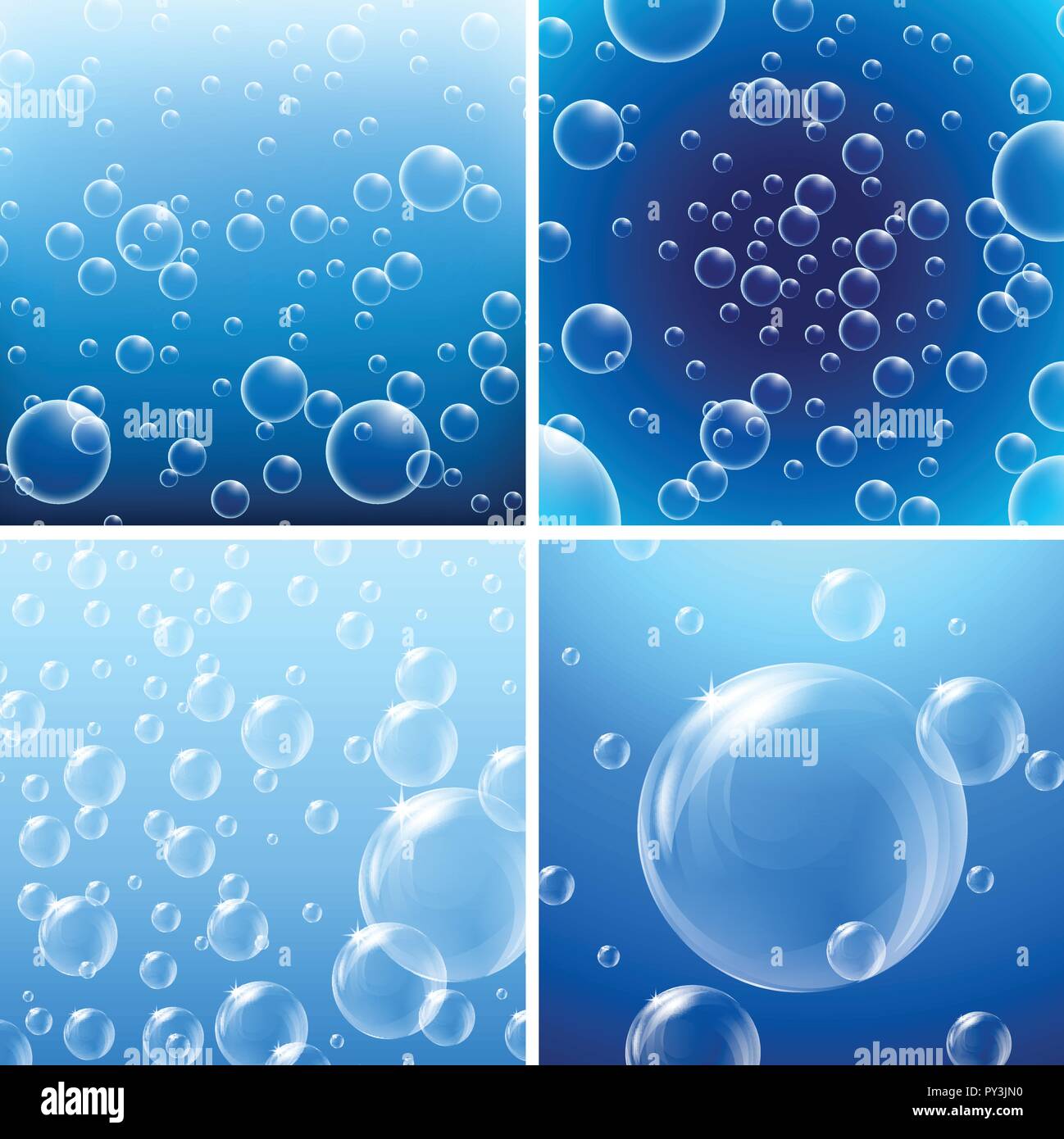 A Set of Water Bubble Background illustration Stock Vector Image & Art ...