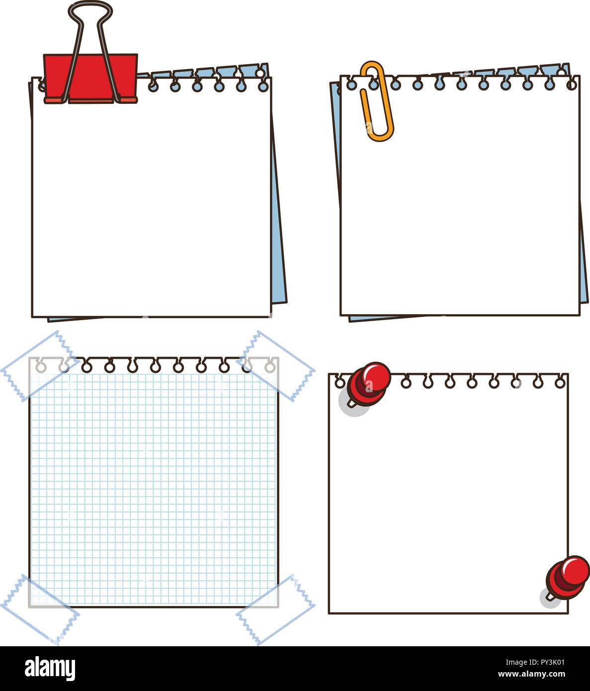 Note paper frame clipart Stock Vector Images - Alamy