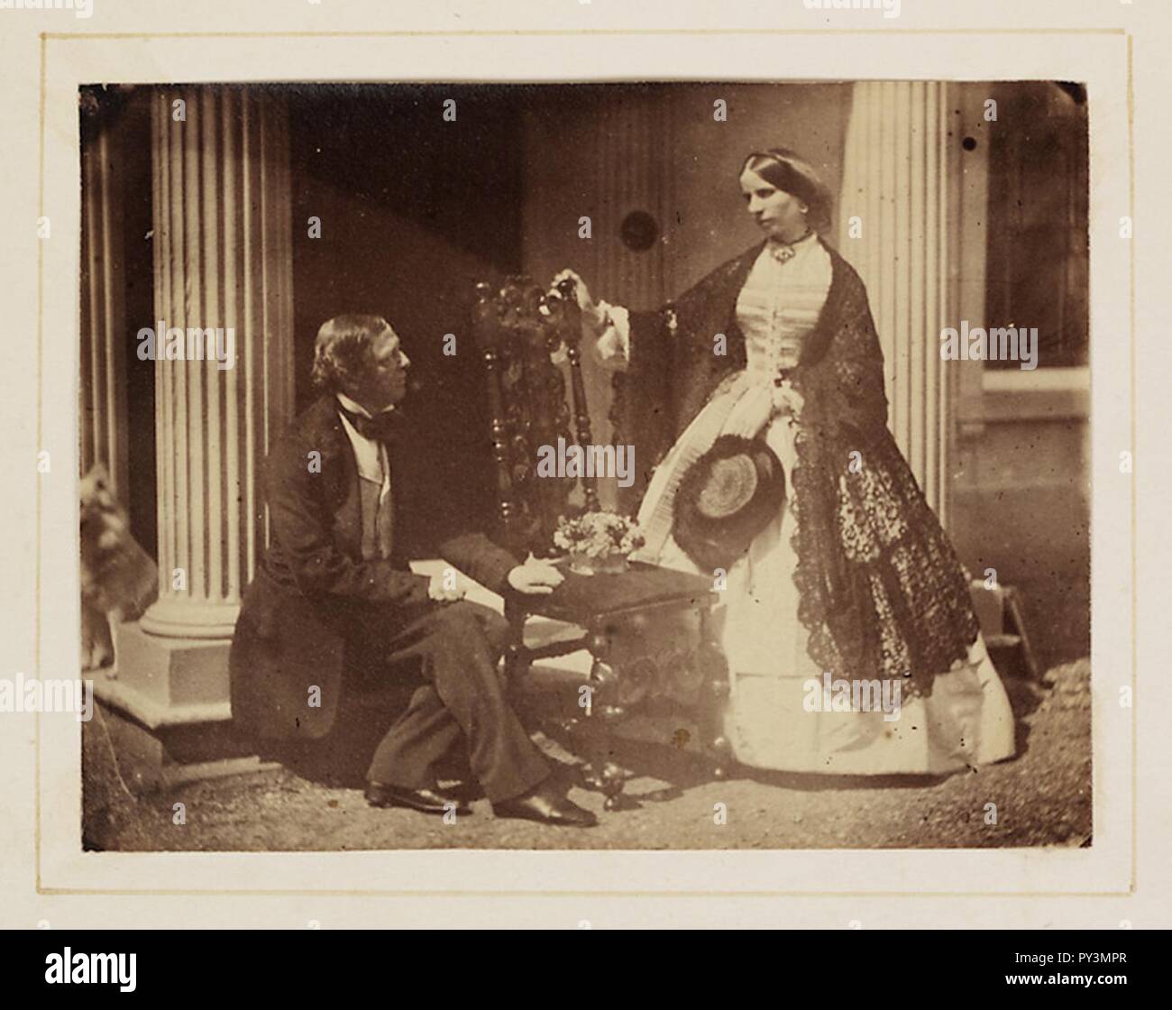 Calvert Richard Jones and woman (possibly Portia Smith Jones' second ...