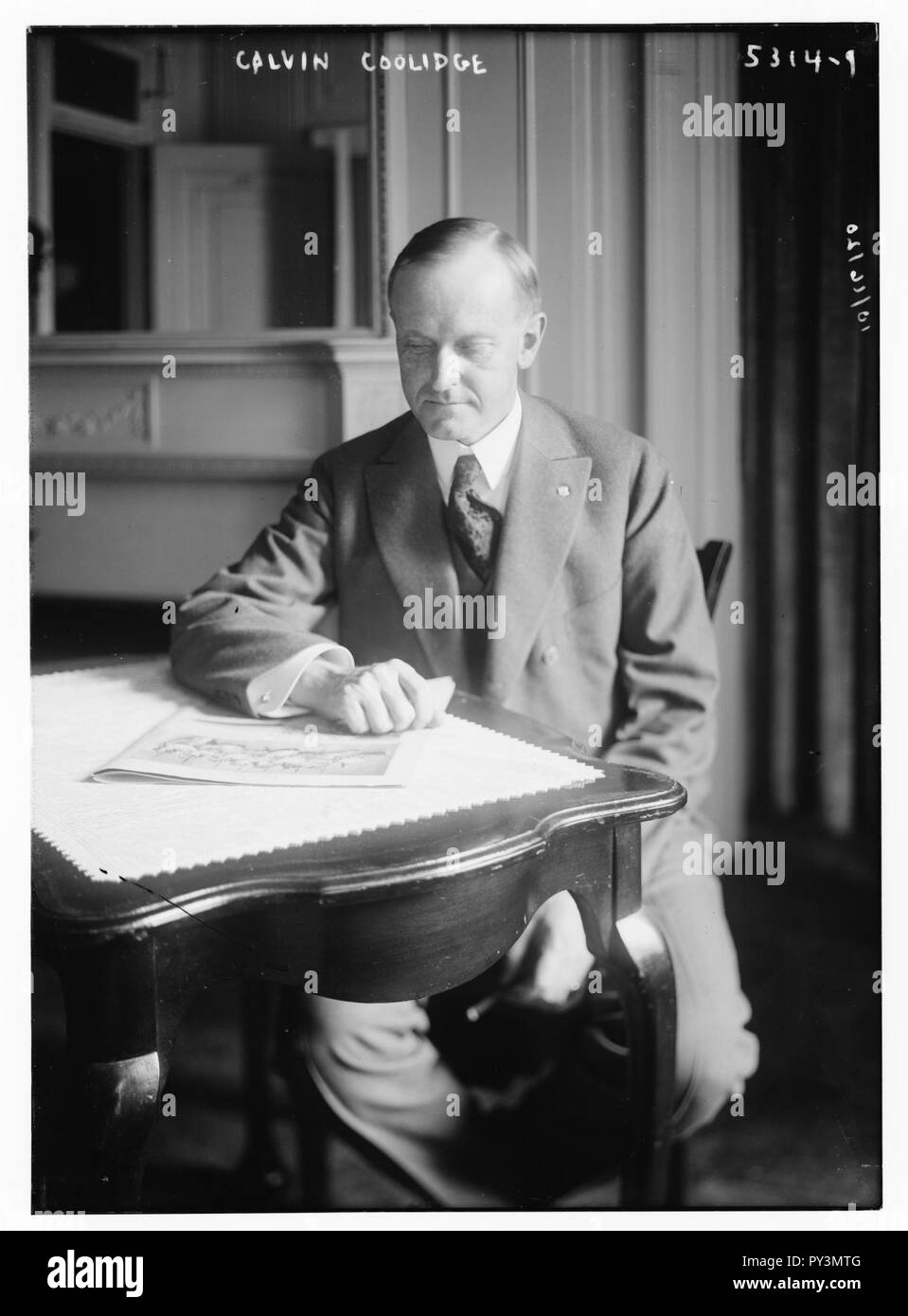 Calvin coolidge historic Black and White Stock Photos & Images - Alamy