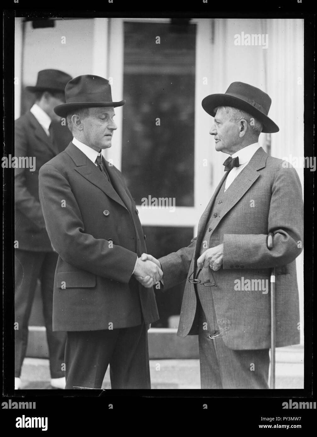 Calvin Coolidge, left. White House, Washington, D.C Stock Photo - Alamy