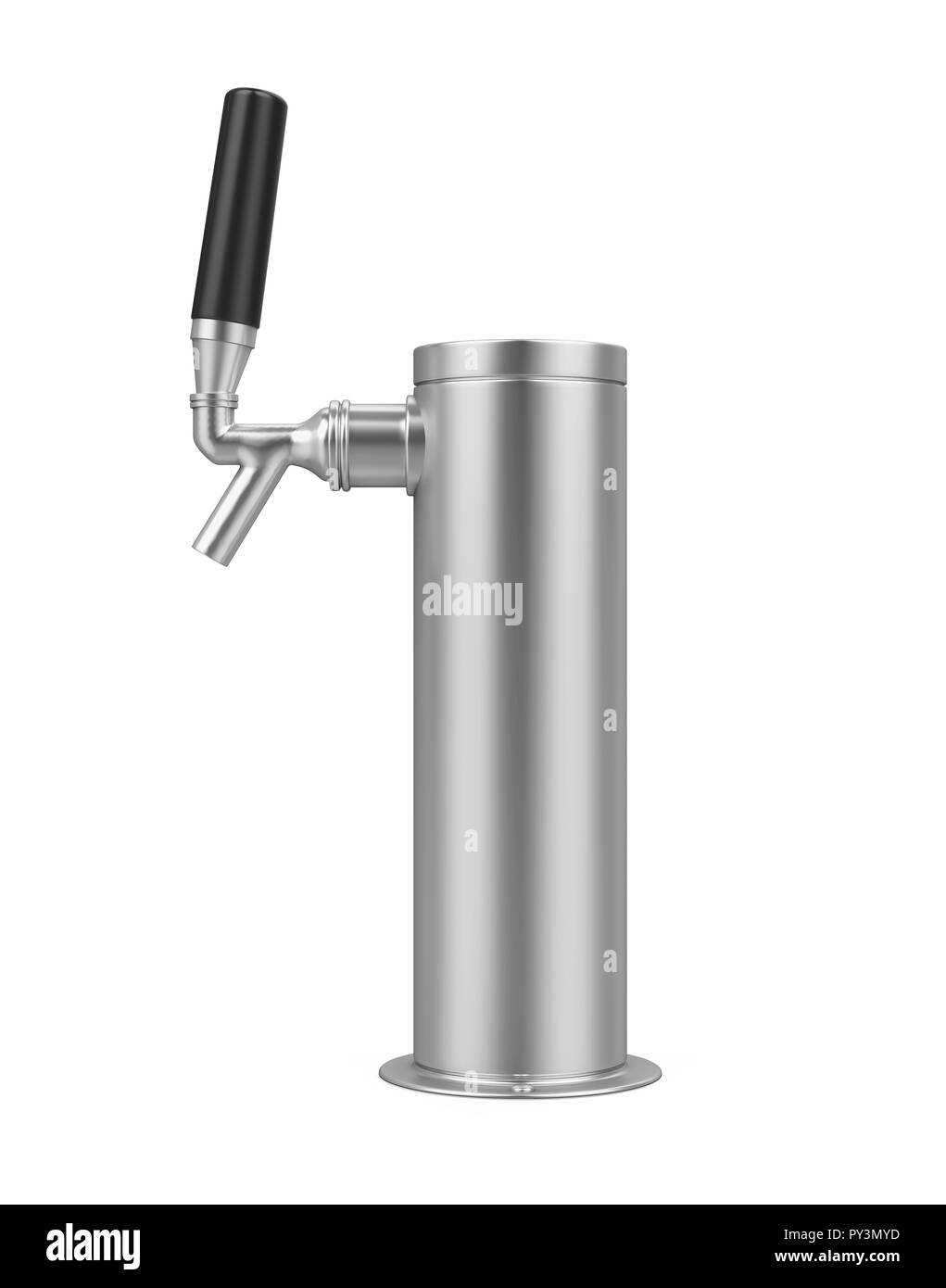 Draught Beer Tap Isolated Stock Photo - Alamy