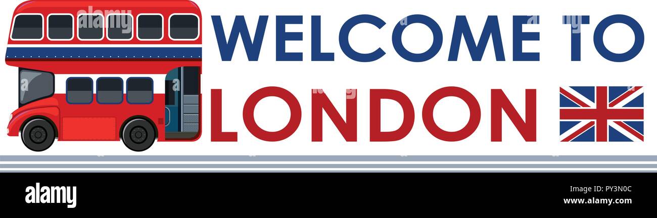 Welcome to London Banner illustration Stock Vector Image & Art - Alamy