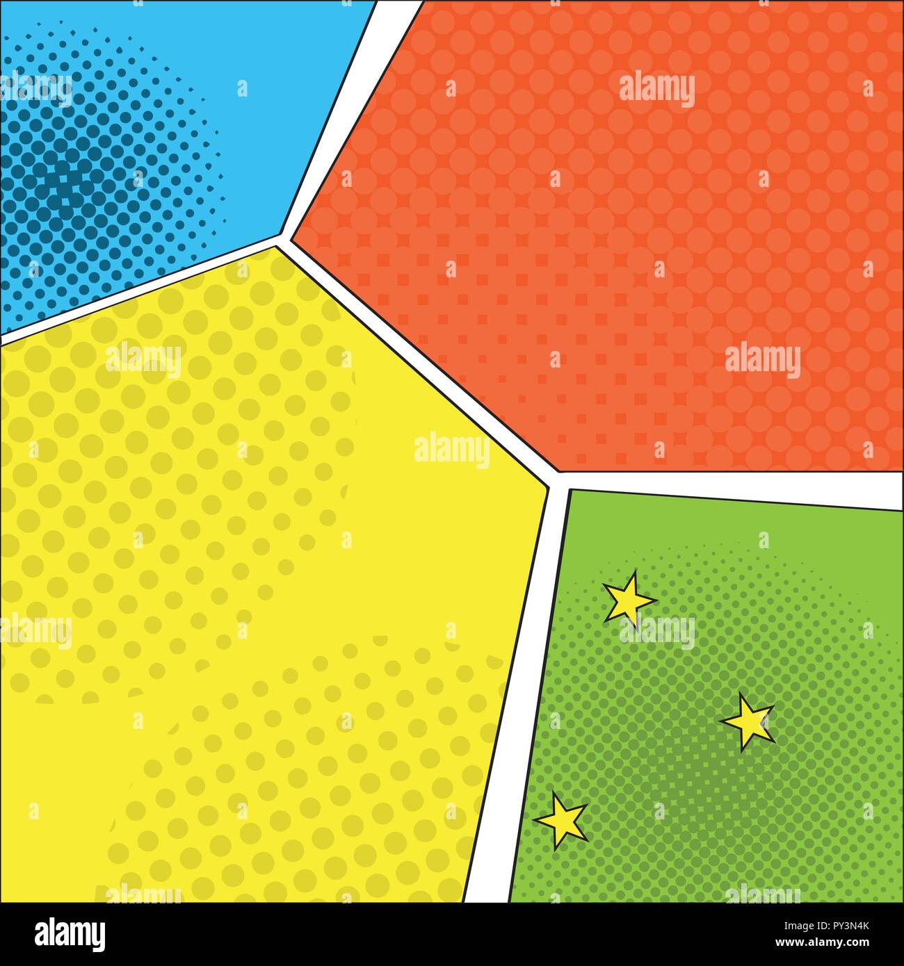 Colored comic page Stock Vector Image & Art - Alamy