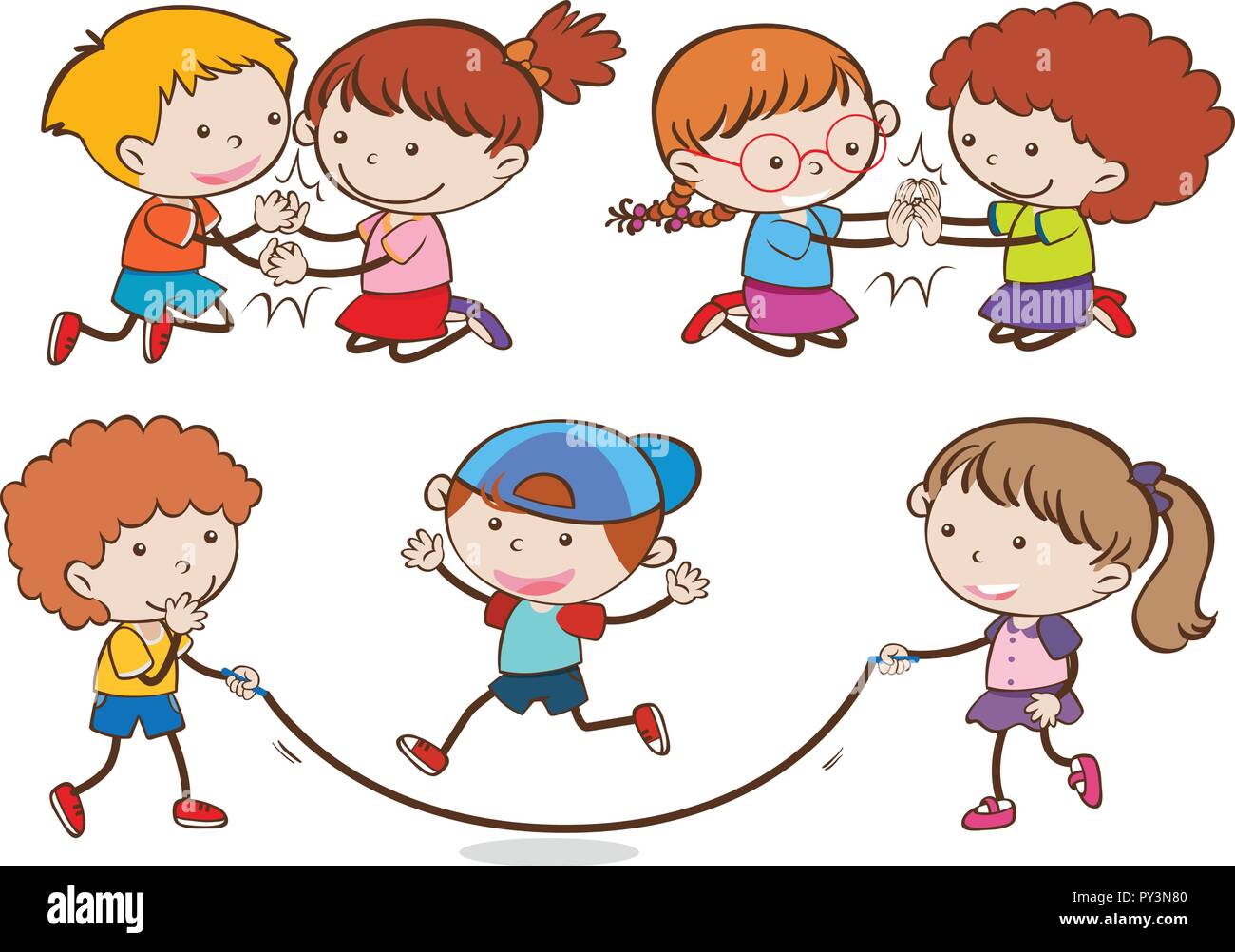 Clapping games Stock Vector Images - Alamy