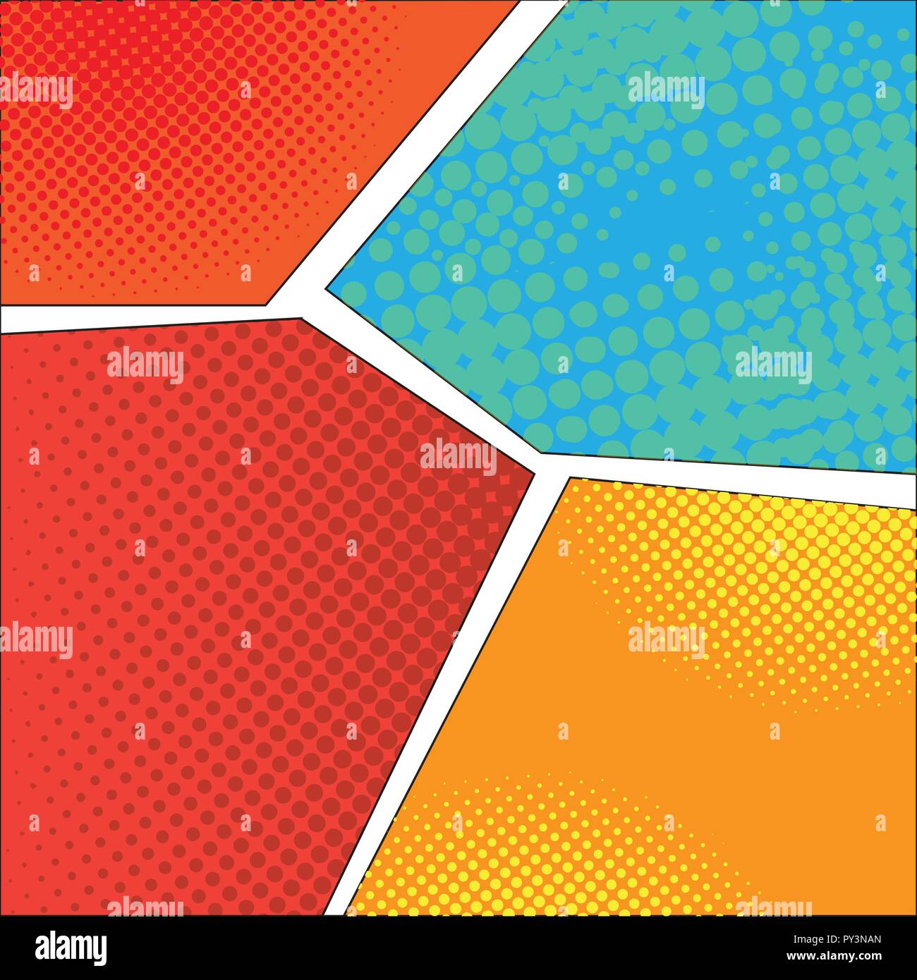 Colored comic page Stock Vector Image & Art - Alamy