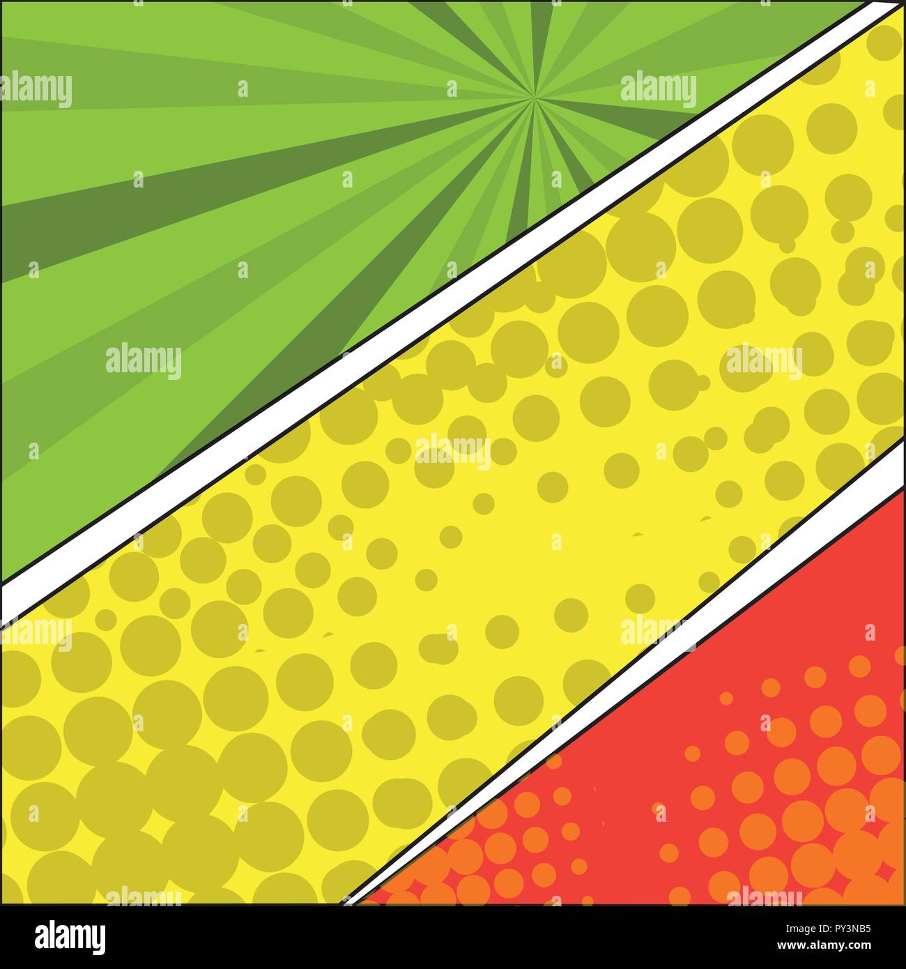 Colored comic page Stock Vector Image & Art - Alamy