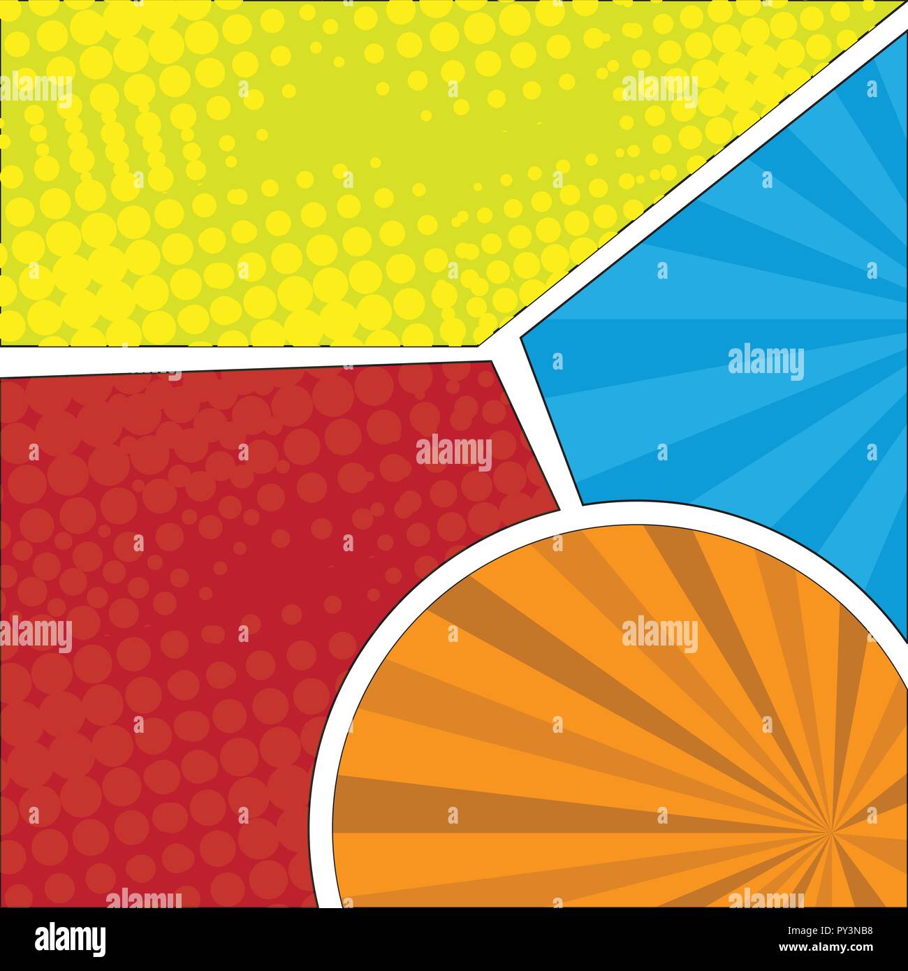 Colored comic page Stock Vector Image & Art - Alamy