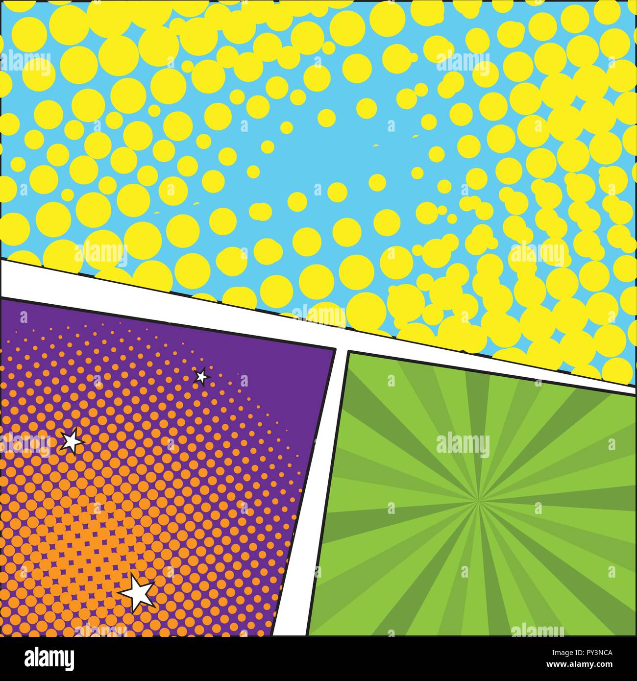 Colored comic page Stock Vector Image & Art - Alamy