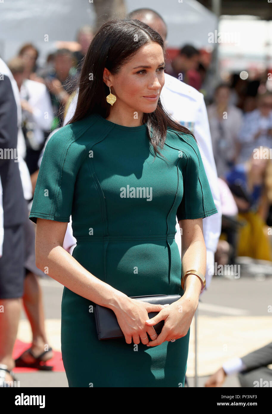 The Duchess of Sussex attends the unveiling of a statue commemorating ...