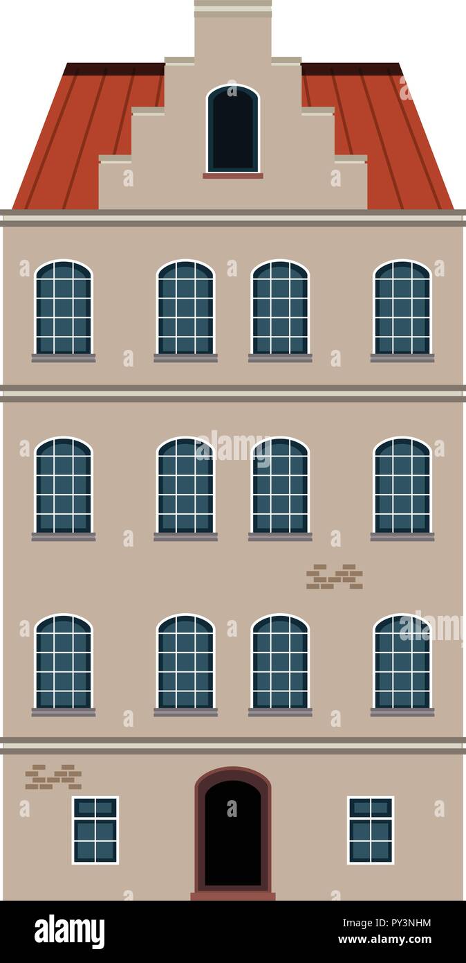 Dutch amsterdam architecture style Stock Vector Images - Alamy