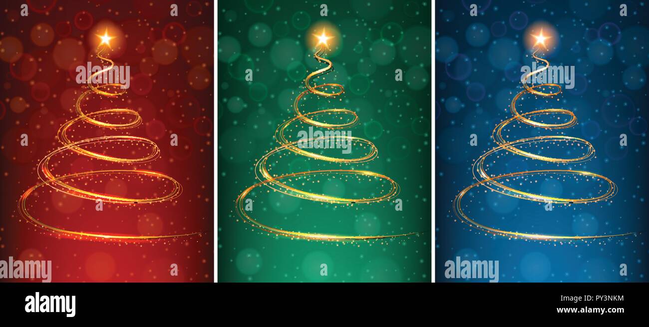 A Set of Christmas Magic illustration Stock Vector Image & Art - Alamy