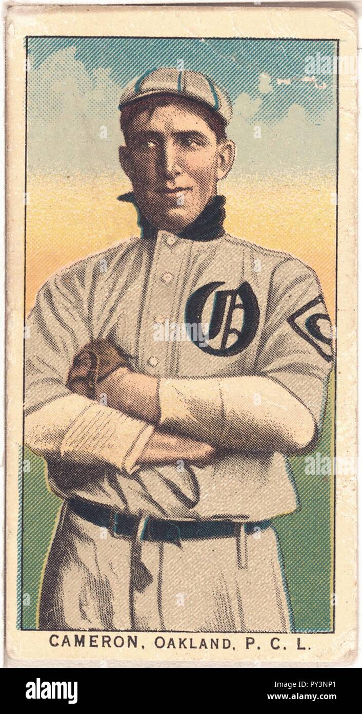 Cameron, Oakland Team, baseball card portrait Stock Photo - Alamy