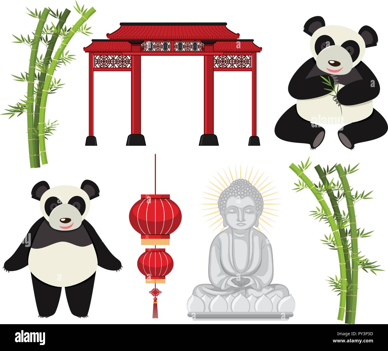 Asian element Stock Vector Images - Alamy