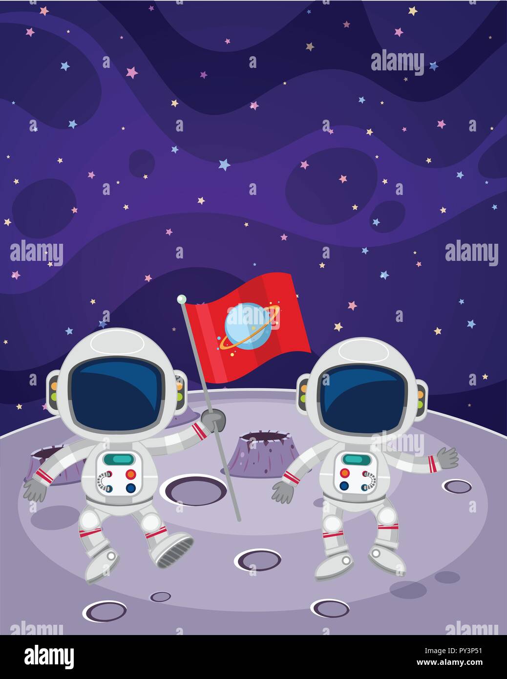 Nasa astronaut on space walk Stock Vector Images - Alamy