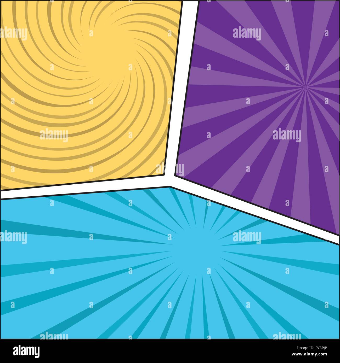 Colored comic page Stock Vector Image & Art - Alamy