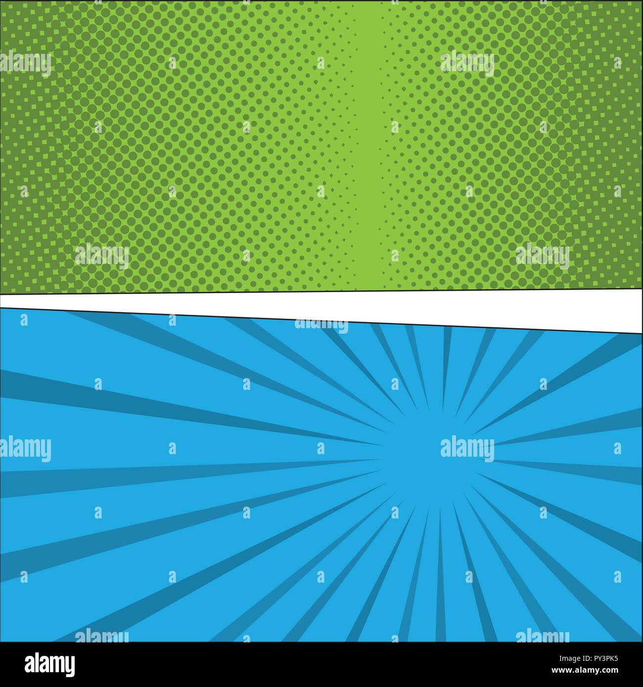Colored comic page Stock Vector Image & Art - Alamy