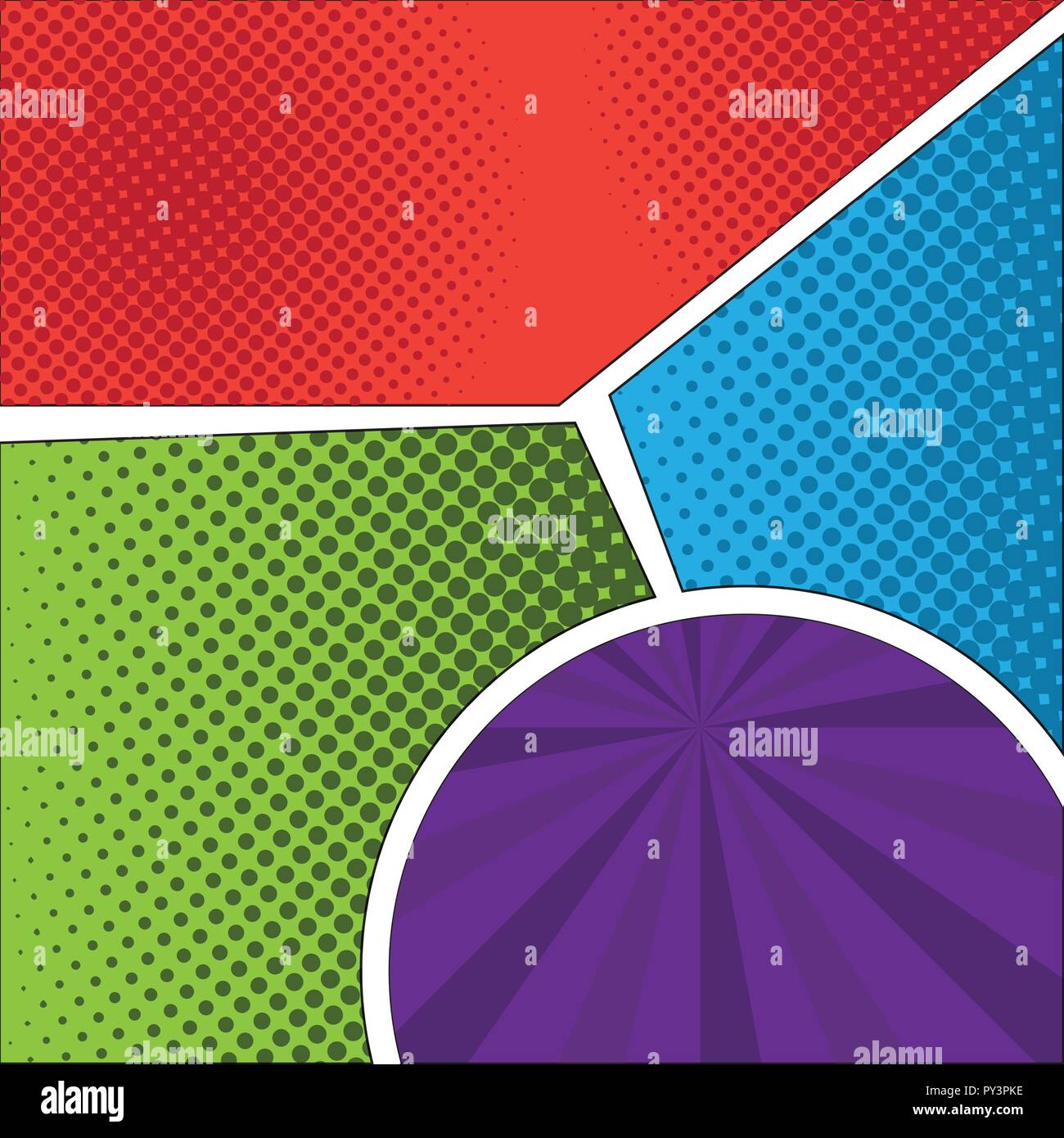 Colored comic page Stock Vector Image & Art - Alamy