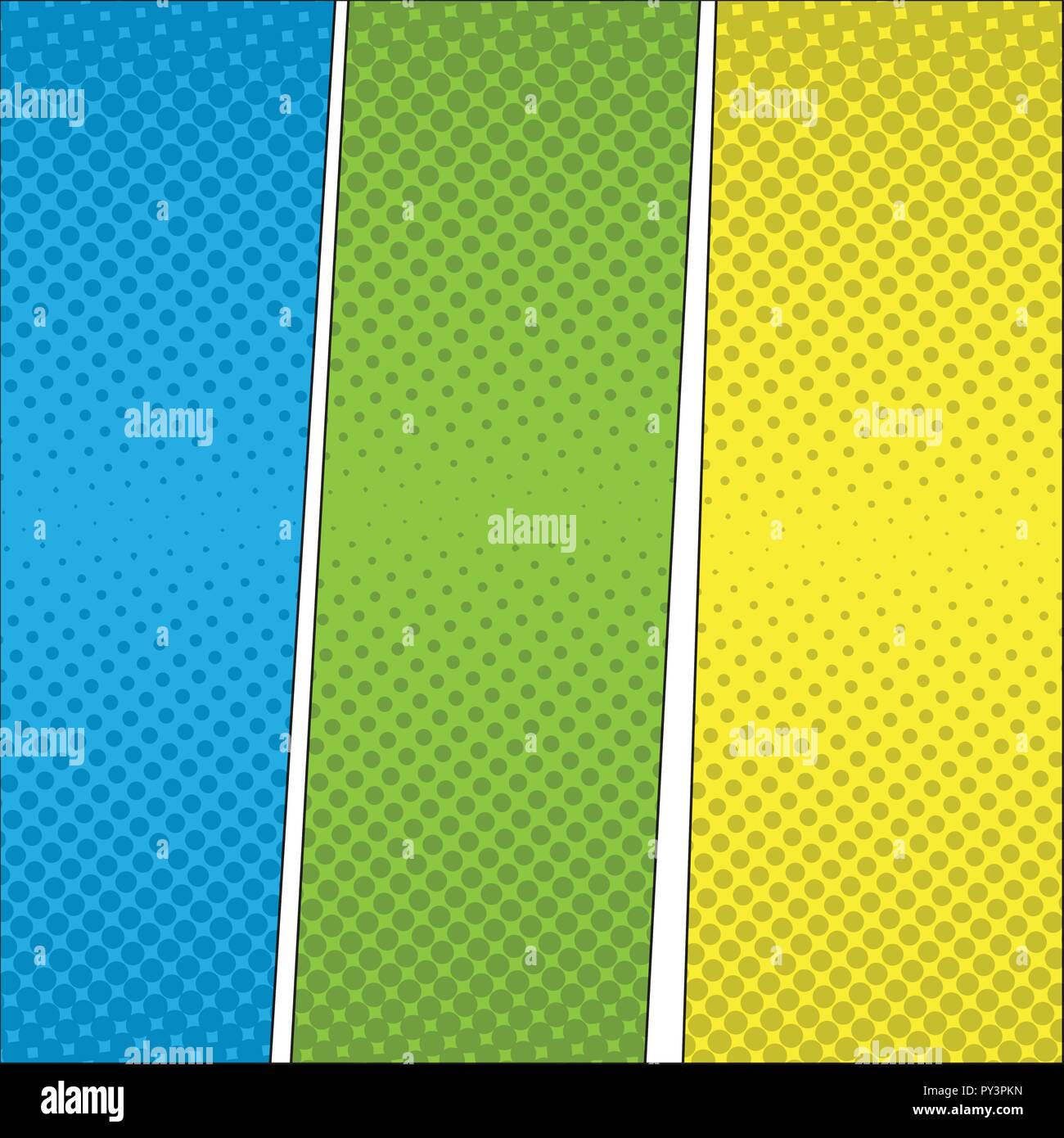 Colored comic page Stock Vector Image & Art - Alamy