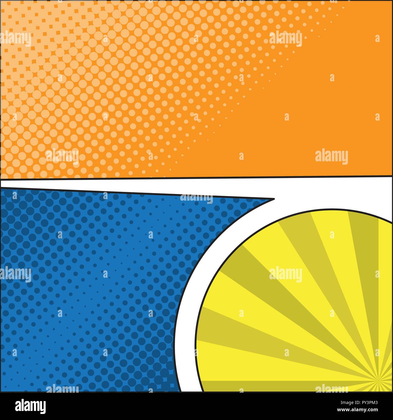 Colored comic page Stock Vector Image & Art - Alamy