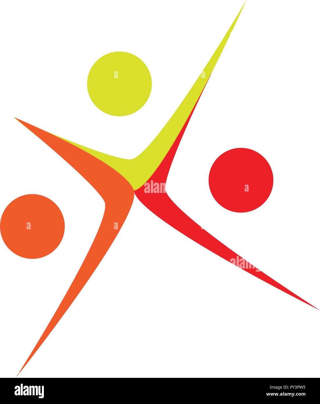 Isolated business teamwork logo Stock Vector Image & Art - Alamy