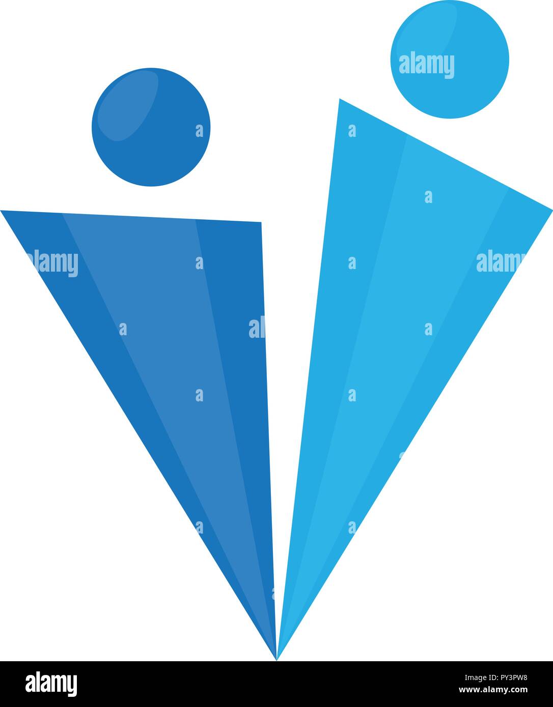 Isolated business teamwork logo Stock Vector Image & Art - Alamy