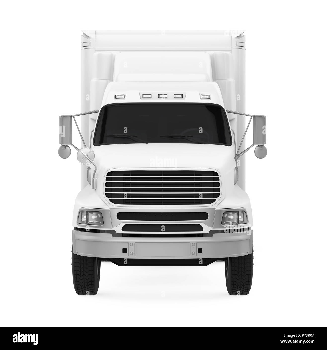 Truck on road clear Black and White Stock Photos & Images - Alamy