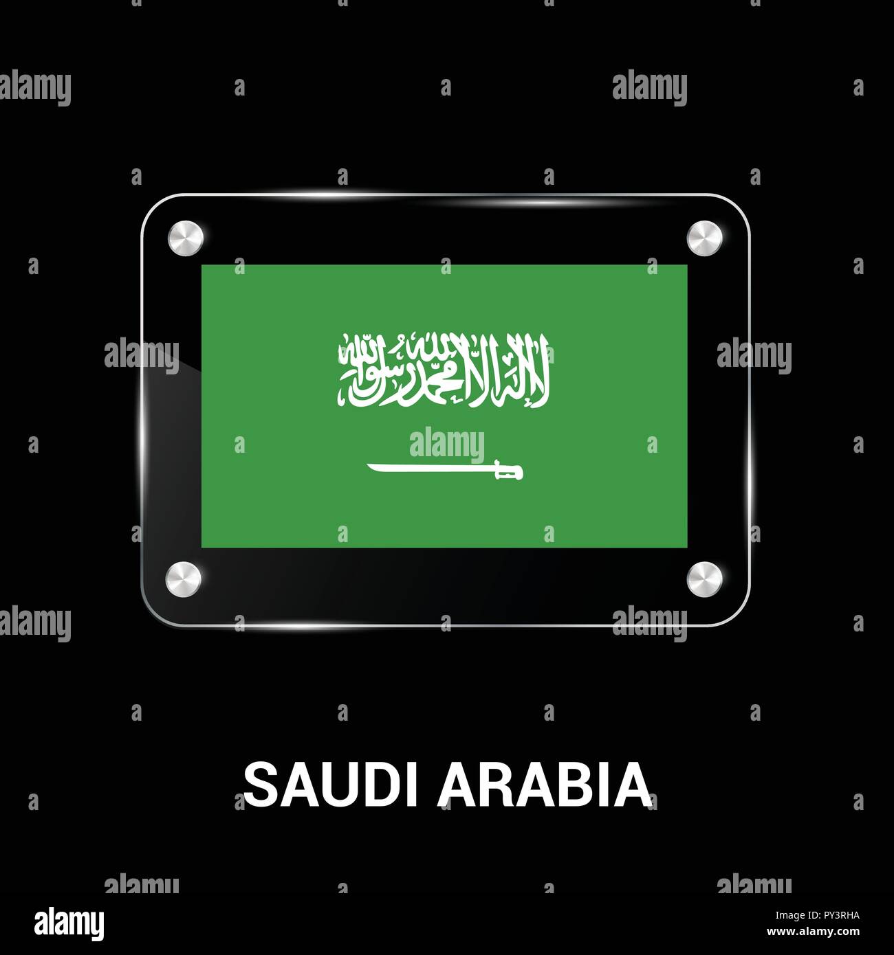 Saudia Arabia flags design vector Stock Vector Image & Art - Alamy