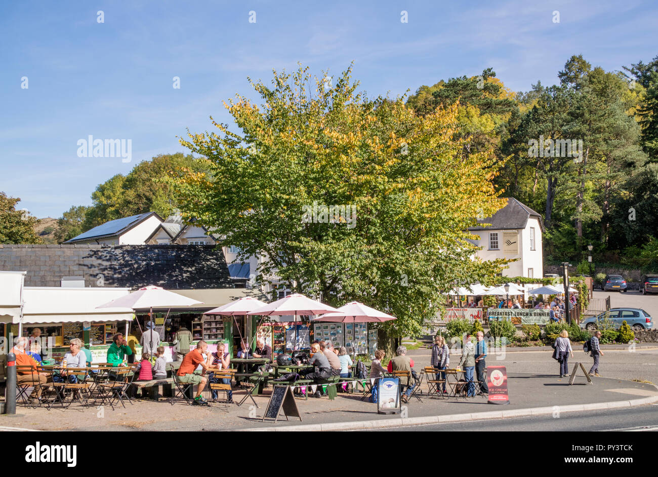 The cafe at British Camp, Malvern Hills, Worcestershire, England, UK ...