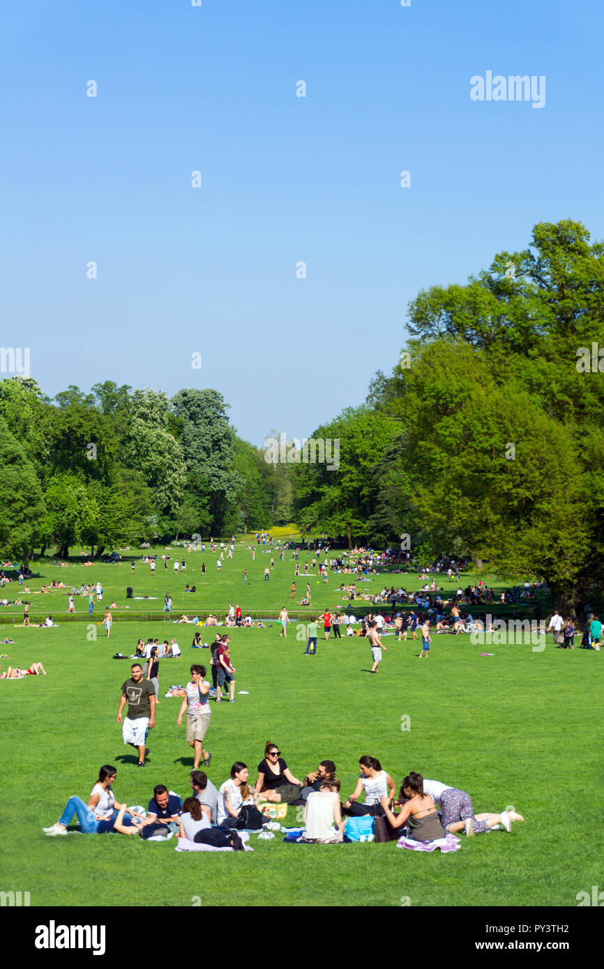 Italy, Lombardy, Monza, park of Villa Reale Stock Photo - Alamy