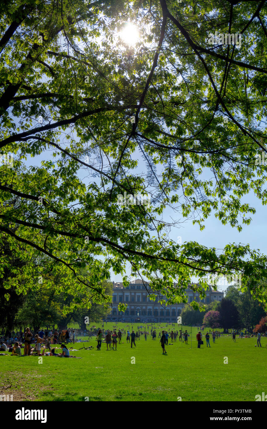 Monza royal gardens hi-res stock photography and images - Alamy