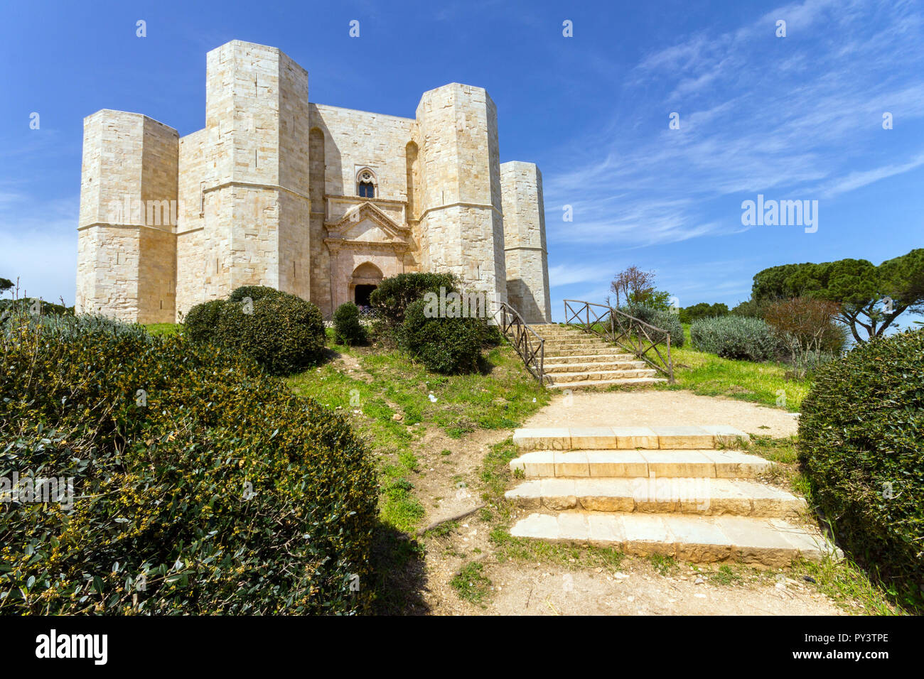 Italy, Apulia, Andria, Castel del Monte Stock Photo - Alamy