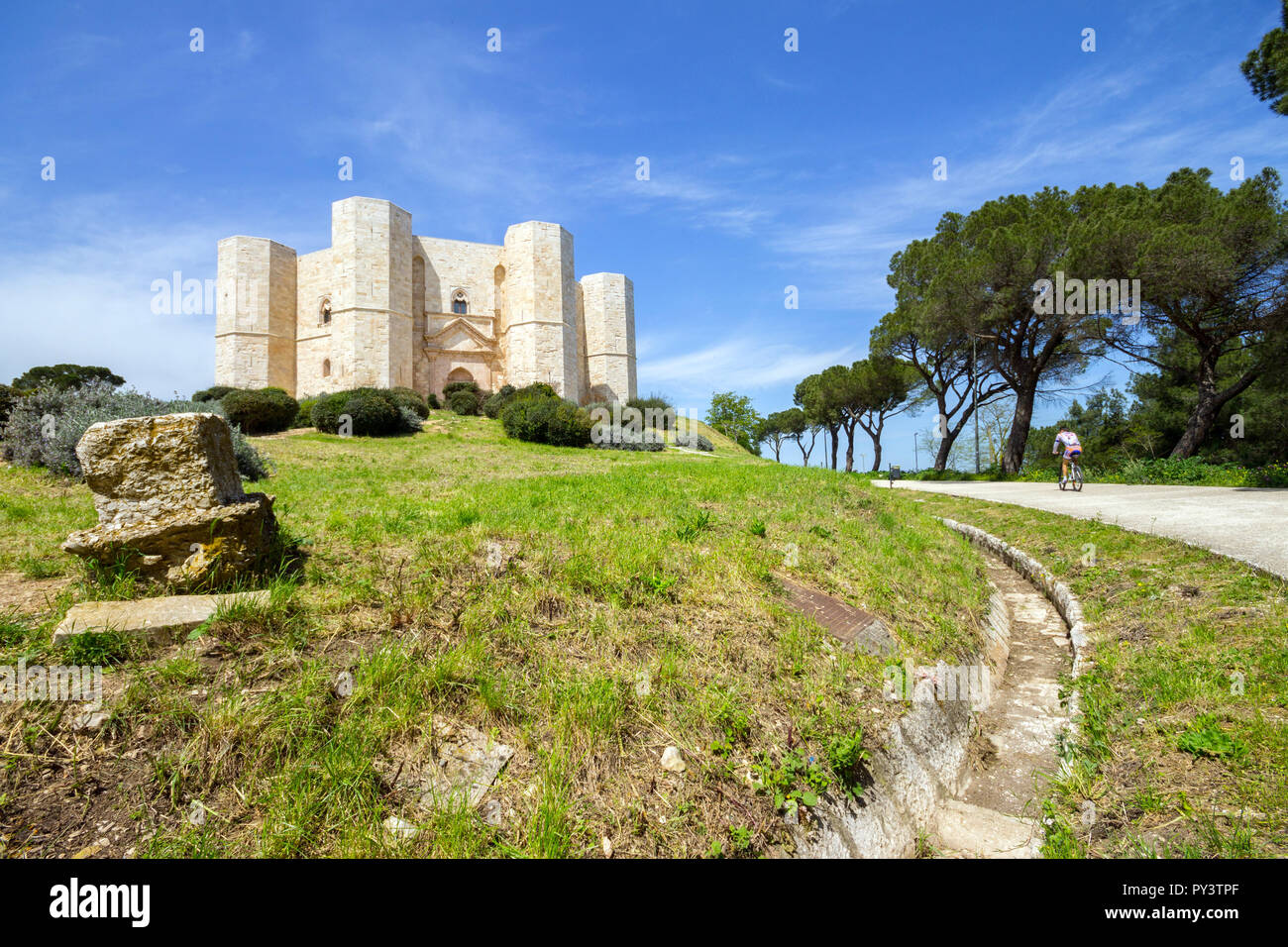 Italy, Apulia, Andria, Castel del Monte Stock Photo - Alamy